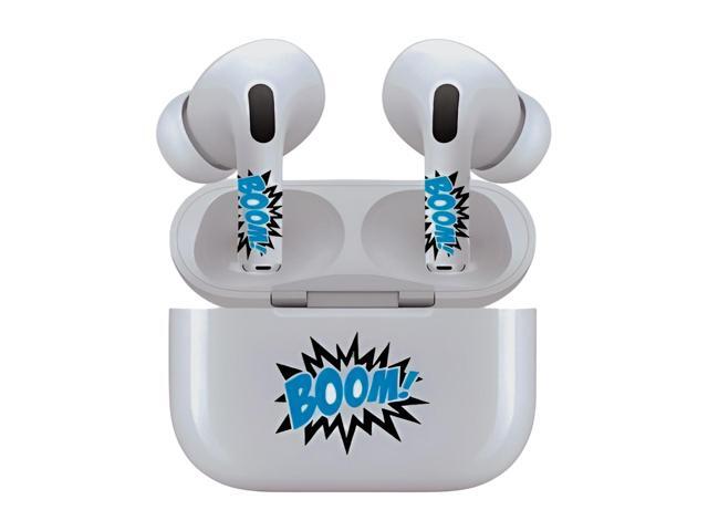 AirSkins - Decals for AirPods Pro & Pro 2, Boom In Blue Design, Scratch ...