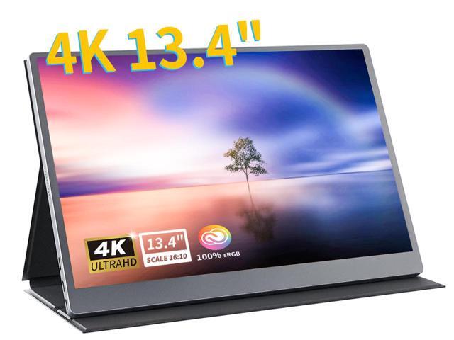 13.4 inch 4K Portable Monitor UHD 4K Laptop Monitor USB C HDMI Gaming ...