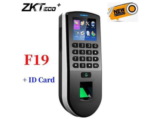 ZK F19 TCP/IP Fingerprint Time Attendance Access Control System Time ...