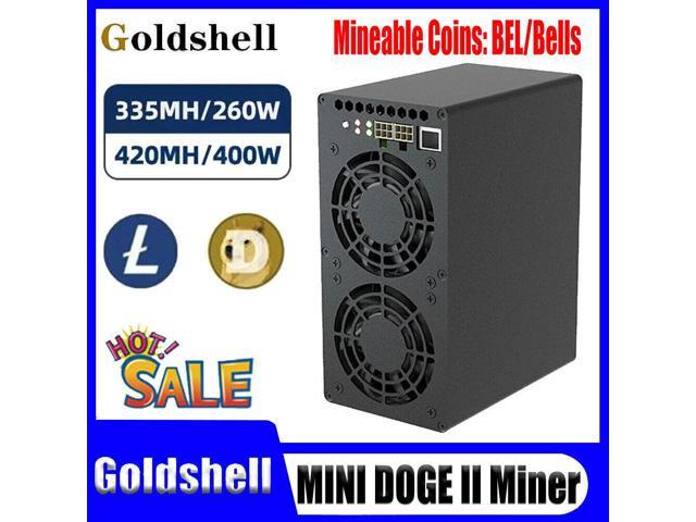 New Goldshell Mini Doge II Miner Doge Coin LTC Dual Mode 420M or 335M ...