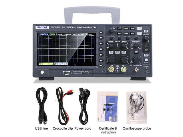 Hantek DSO2C15 Digital Storage Oscilloscope 2 Channel 150MHz 1GSa/S ...