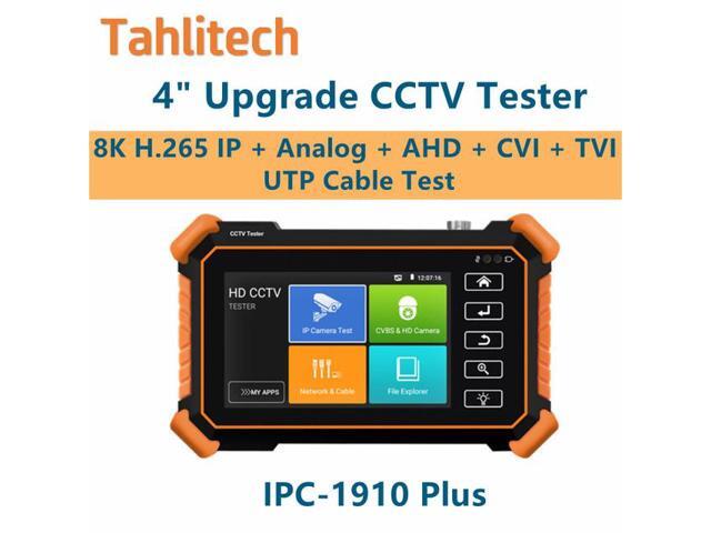 4" CCTV Tester IPC1910 Plus 8MP AHD CVI TV SDI CCTV Camera Tester HDMI ...