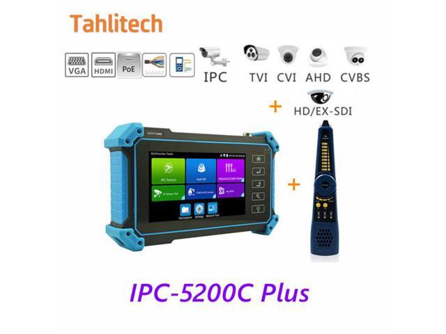 5.4" IPC-5200C Plus CCTV Tester IP Tester 4K Monitor Testers HDMI VGA ...