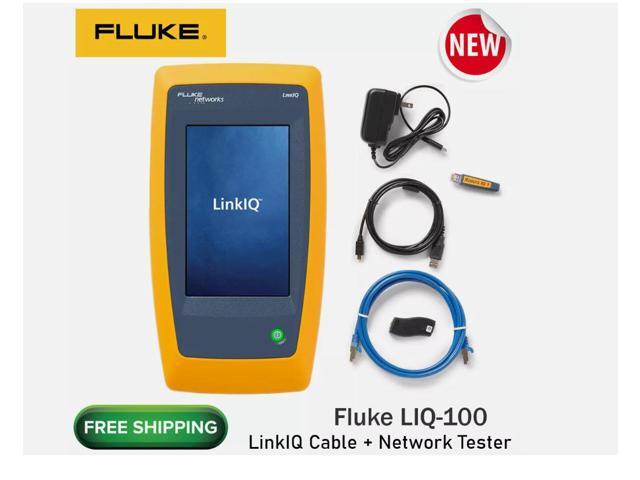 Fluke Networks LIQ-100 LinkIQ Cable Network Tester Up to 10GBASE-T ...