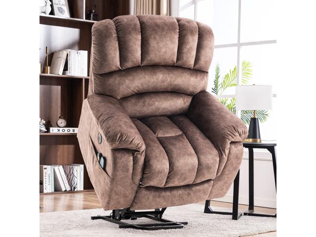 MEETWARM Large Power Lift Electric Recliner Chair with Massage and Heat ...