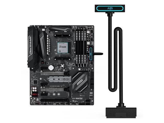 DARKROCK LED 24 Pin Extension Cable for Power Supply & Motherboard, 90 ...