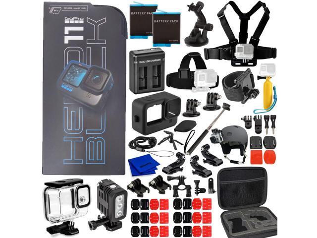 GoPro HERO 11 Black Waterproof 5K Camcorder - 24PC Accessory Bundle ...