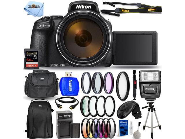 Nikon COOLPIX P1000 Digital Camera 26522 - 18PC Accessory Bundle ...