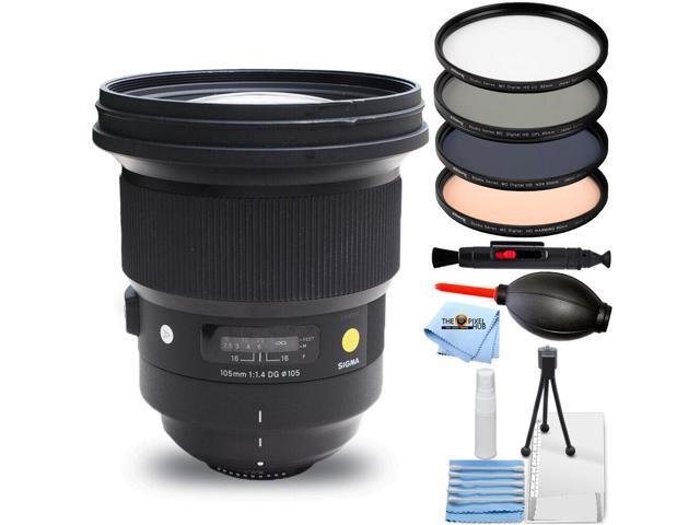 Sigma 105mm f/1.4 DG HSM Art Lens for Sony E 259965 - Filter Kit Bundle ...