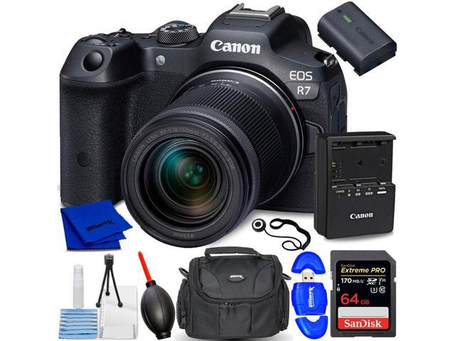 Canon EOS R7 Mirrorless Camera with 18-150mm Lens 5137C009 - 7PC ...