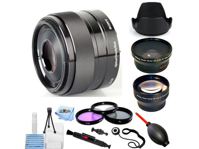 Sony 35mm f/1.8 OSS Alpha E-mount Prime Lens SEL35F18 - Filter Kit ...