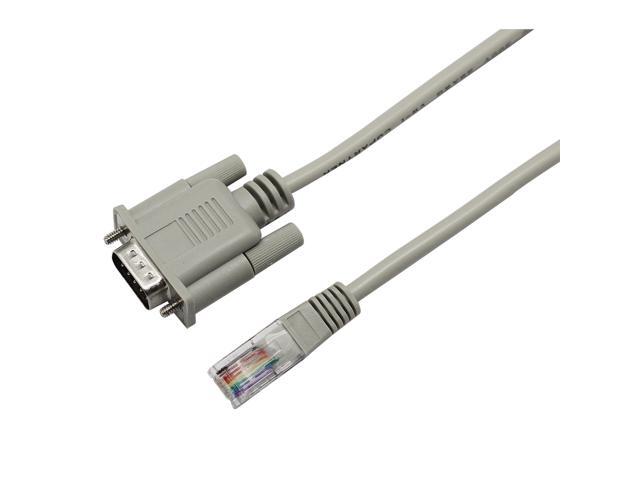 UOTEK 3.28FT RJ45 to DB9 Converter Cable NON-UL 28AWG*8C OD5.0 1M ...