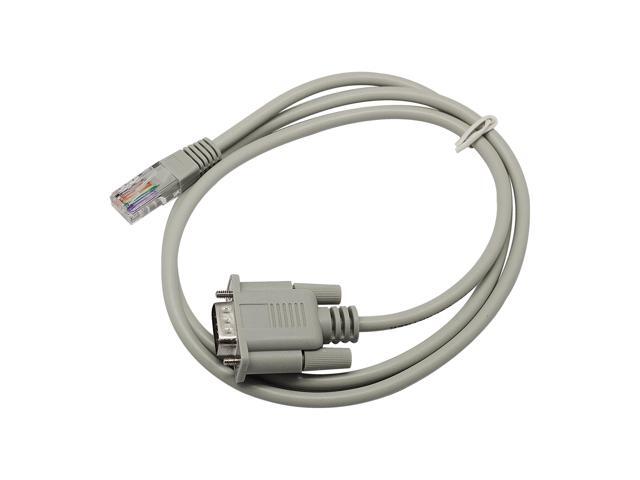 UOTEK 3.28FT RJ45 to DB9 Converter Cable NON-UL 28AWG*8C OD5.0 1M ...