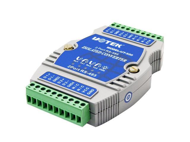 UOTEK Industrial Grade RS-485 2 Ports Repeater with Optoelectronic ...