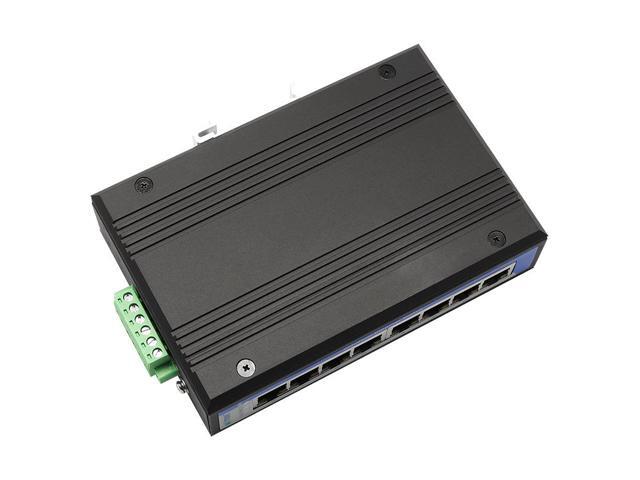 Industrial Grade UOTEK 10/100/1000M 8 Ports RJ45 Network Unmanaged ...
