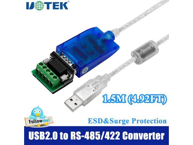 UOTEK 4.9FT USB to RS485 RS422 Converter Adapter with FTDI Chip RS-485 ...