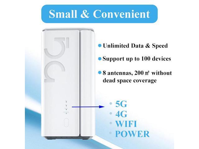 UOTEK Portable 5G WiFi CPE Router 5G WiFi 6 802.1ax LTE Wireless Router ...