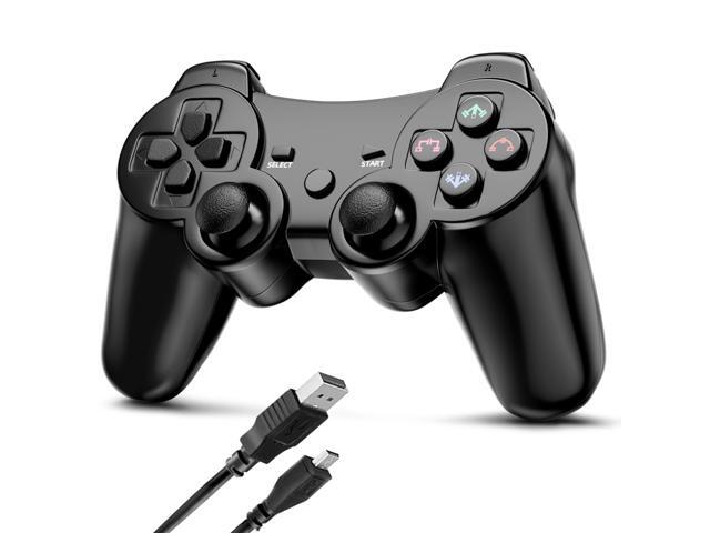 ISHAKO Wireless Controller for PS3, 6-Axis Motion, Double Shock ...