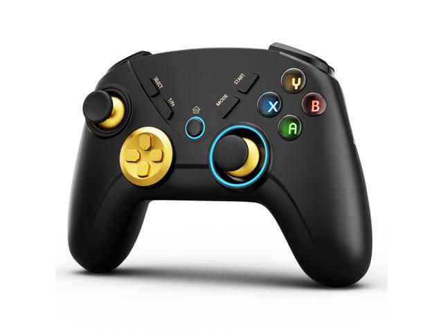 ISHAKO Wireless Controller for PC/Mac/Switch, 3-Level Double Shock ...