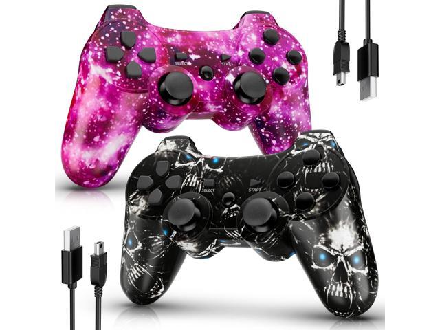 ISHAKO 2 Pack Wireless Controller for PS3 , Double Shock/6-axis Sensor ...