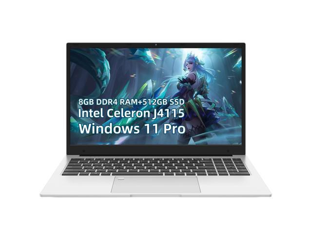 JUSTTHINK 15.6" Laptop 8GB DDR4 RAM/512GB SSD,1080P FHD Screen Intel ...