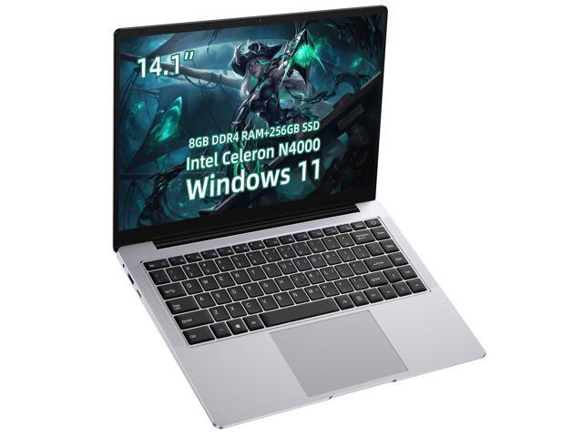 JUSTTHINK 14.1" Laptop 8GB DDR4 RAM/256GB SSD,1080P FHD Screen Intel ...