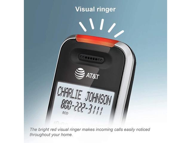 AT&T BL102-2 DECT 6.0 2-Handset Cordless Phone for Home with Answering ...