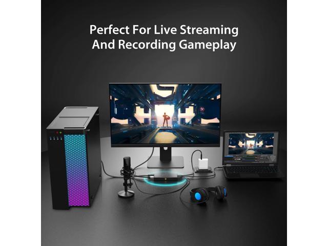 j5create 4K Game Video Capture Card with PD 60W Pass-Through Charging ...