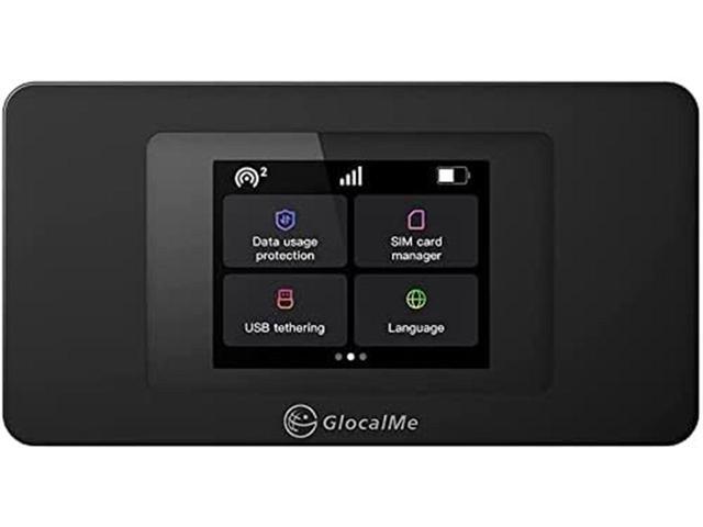 GlocalMe DuoTurbo 4G LTE Portable WiFi Mobile Hotspot for Travel, with ...