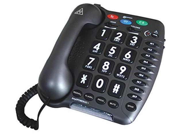 Geemarc Ultra Amplified Corded Telephone, Loudest Telephone Available ...