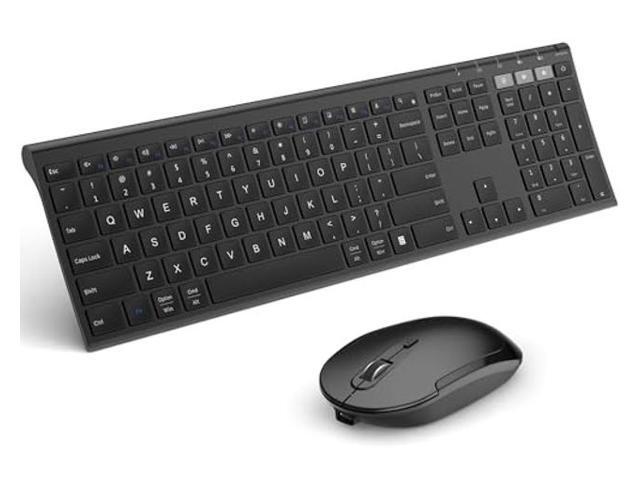 Bluetooth Keyboard Mouse, Multi-Device Wireless Keyboard and Mouse ...