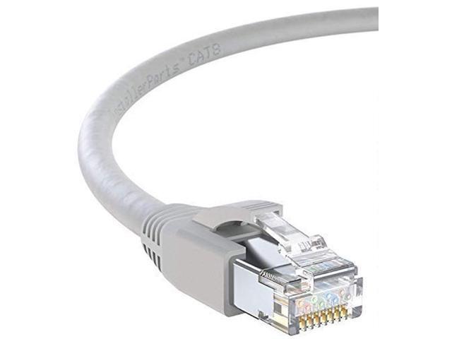 InstallerParts Ethernet Cable CAT8 Cable 50 FT - Gray - Professional ...