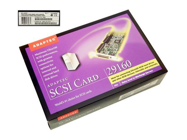 Adaptec 29160 PCI to Ultra160 SCSI Card Kit with EzSCSI Software ...