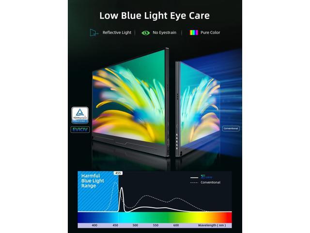 UPERFECT 2K 16 Inch Portable Monitor , 500 Nits 1500:1 Adjustable ...