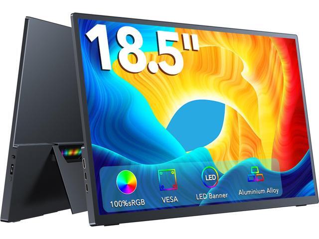 UPERFECT 18.5" Portable Monitor 100% sRGB 1920*1080 Kickstand & VESA ...