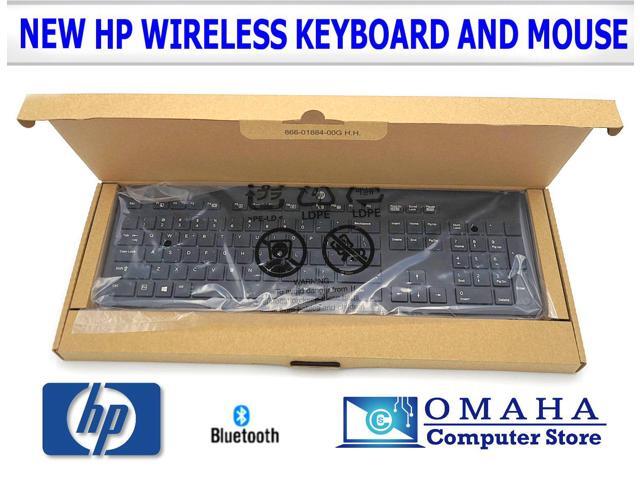 NEW OEM HP SLIM WIRELESS BLACK KEYBOARD AND MOUSE COMBO W/BATTERIES ...