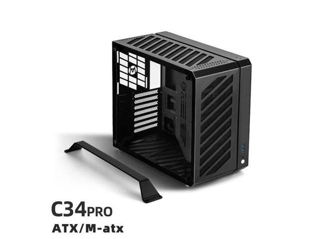 Mechanic master C34pro side penetrating 360 water-cooled eatx portable desktop computer aluminum ...