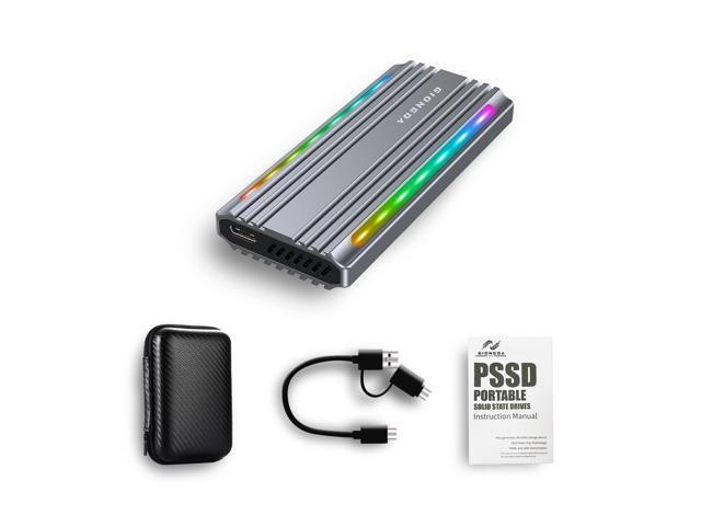 Gioneda RGB Portable Solid State Disk - External 512GB High-Speed Data ...