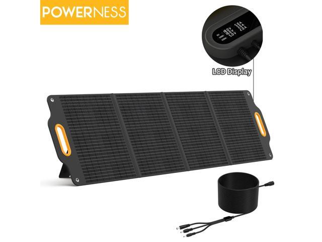 POWERNESS 200W 29V Solar Panel Portable with Patented LCD Digital ...
