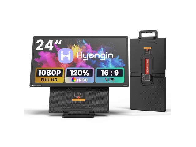 Hyangin D1 Portable LCD Monitor 23.8" FHD 1080p 100Hz IPS, Ultra-Slim ...