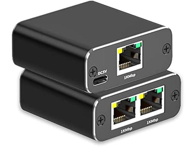 Ethernet Splitter 1 to 2 1000Mbps High Speed RJ45 LAN Splitter Adapter ...