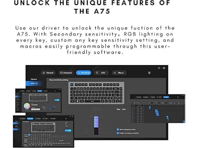 DrunkDeer A75 Rapid Trigger Gaming Keyboards for Valorant, TKL ...