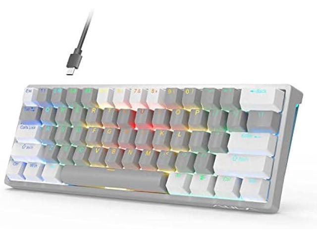 AULA 29 RGB 60 Percent Wired PC Gaming Keyboard Mechanical, Mini ...