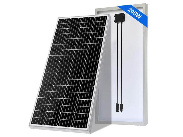 200W 12V Mono Solar Panels 200 Watt Solar Cells Power Home RV Trailer ...