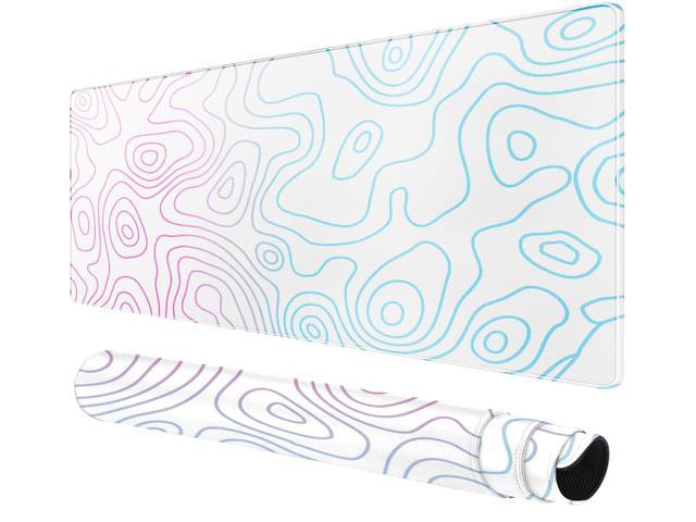 KEHIPI Large Mouse Pad for Desk - Gaming Mouse Pad with Stitched Edges ...