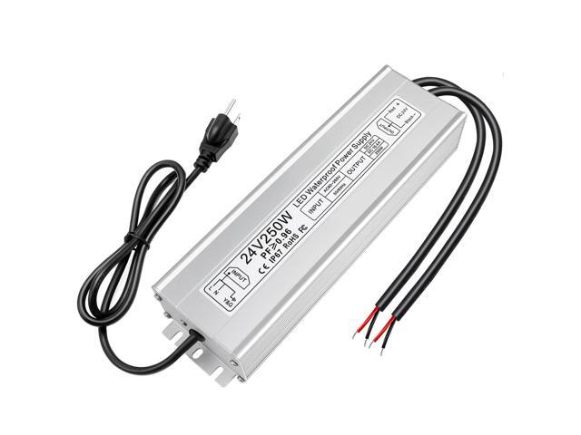 KEHIPI 24V Power Supply, 250W IP67 Waterproof LED Power Supply, AC 80 ...