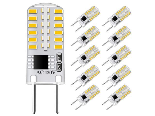KEHIPI G8 LED Bulb Dimmable 3W Equivalent to T4 JCD Type Bi-Pin G8 Base ...