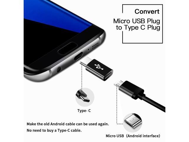 KEHIPI Micro-USB to USB-C Adapter - [2-Pack] Fast Charge and Convert ...