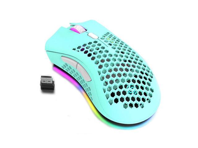 KEHIPI Wireless Gaming Mouse Rechargeable USB PC Gaming Mouse RGB ...