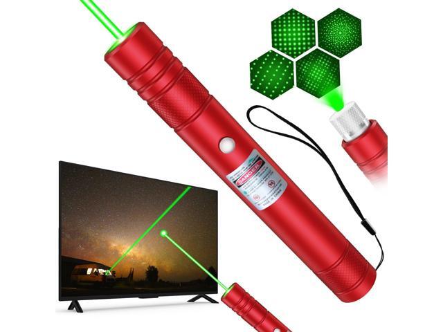 KEHIPI Rechargeable Green Laser Pointer high Power, Long Range Laser Beam Pen, Strong Laser ...